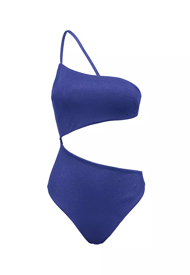 Buy DORINA YUMA One Shoulder Cut Out swimsuit Asymmetric Swimwear ...
