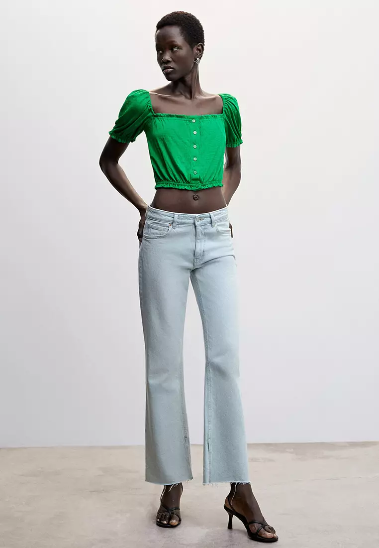 Buy Mango Crop Top 2025 Online | ZALORA Philippines