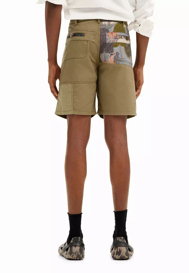 線上選購 Desigual Desigual Man Worker pocket Bermuda shorts. | ZALORA 台灣