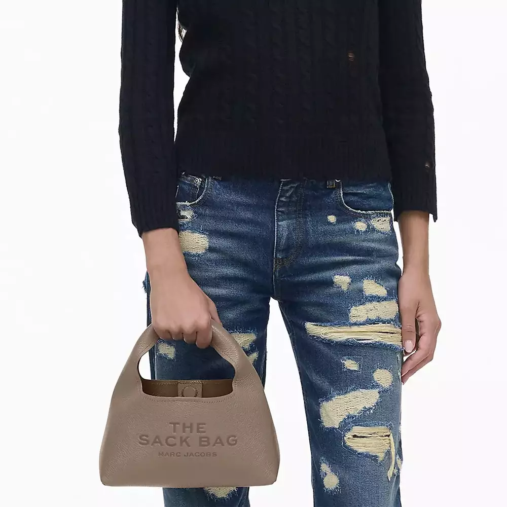 Jual Marc Jacob The Sack Mini Handbag Cement Original 2025 | ZALORA ...