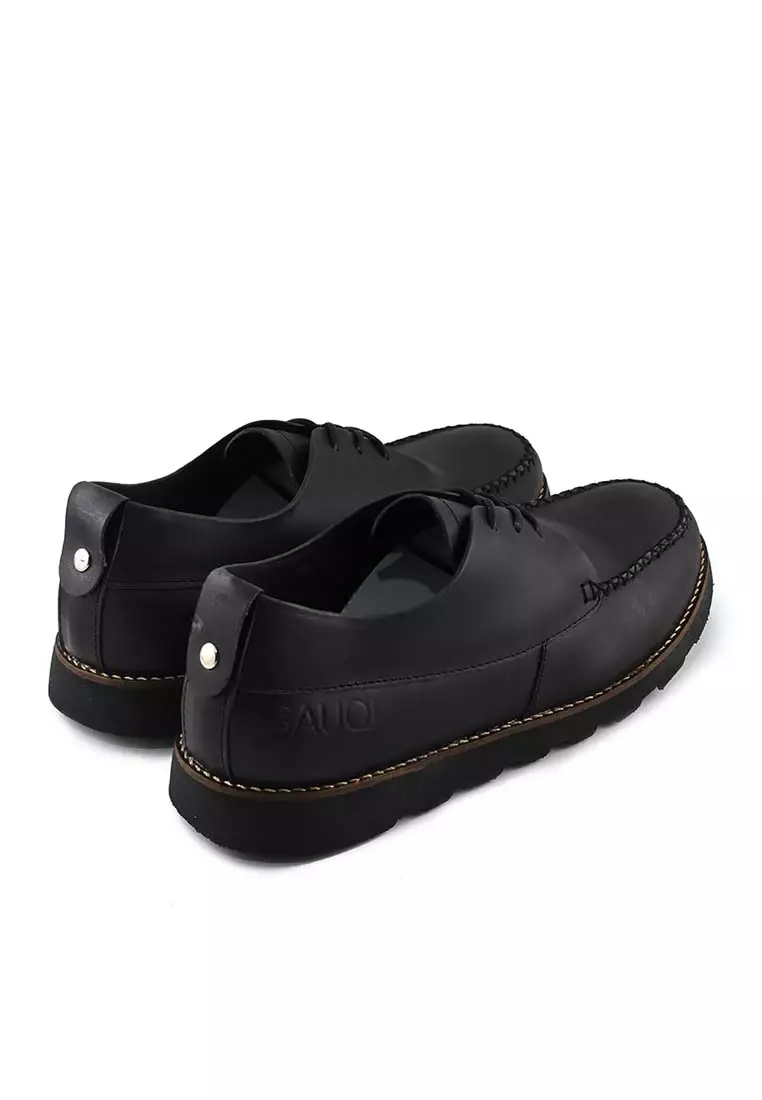 Jual Sauqi Footwear Sauqi Footwear Flux Black Fashion Low Boots Genuine ...