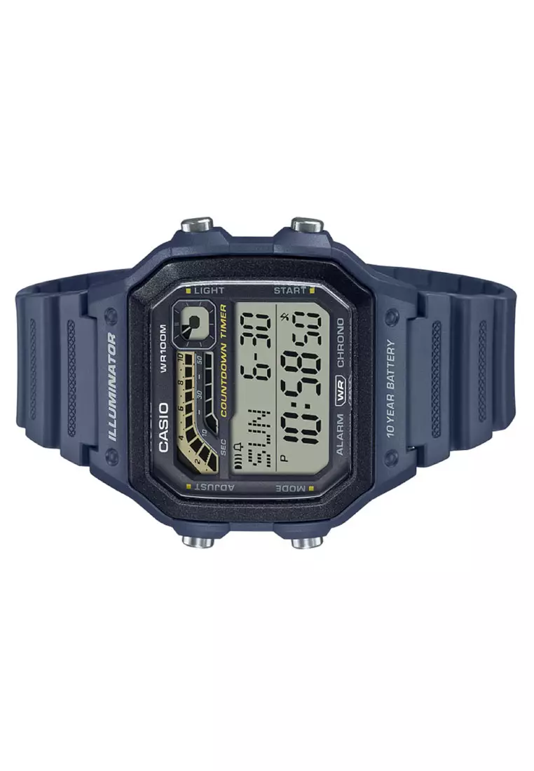 Buy Casio Digital Watch WS-1600H-2A 2025 Online | ZALORA Philippines
