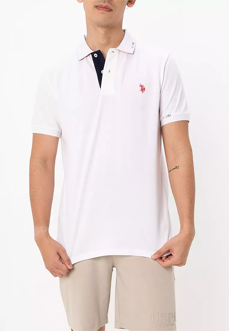 Jual US POLO ASSN Short Sleeves Cotton Polo Shirt Original 2025 | ZALORA Indonesia