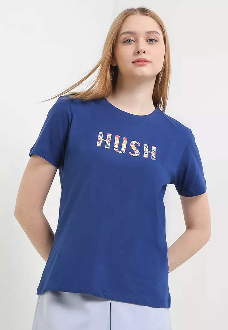 Jual Hush Puppies Mozzy Logo Tee Original 2026 | ZALORA Indonesia