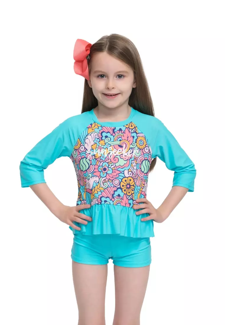 Buy Sunseeker Doodle Fun Girl Rash Guard Set 2025 Online | ZALORA