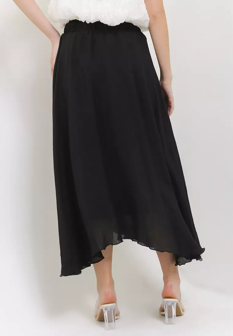 Jual Chic Simple Self Tie Drapery Skirt Original 2025 | ZALORA Indonesia