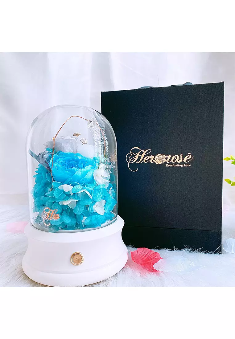 Jual Her Jewellery [ Flower Dome ] Preserved Flower with Bluetooth ...