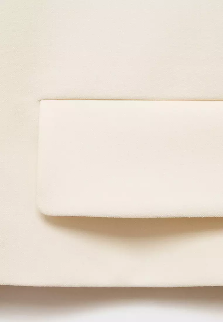 Jual Mango Structured Cropped Jacket Original 2025 | ZALORA Indonesia