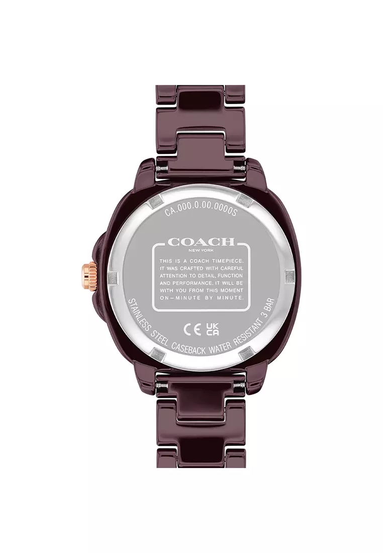 Buy Coach Kitt Purple Ceramic Strap Analog Watch CO-14504563 2025 ...