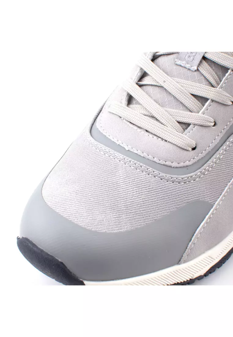 Buy LARRIE LARRIE Men Grey New Stylish Lace Up Sneakers Online | ZALORA ...