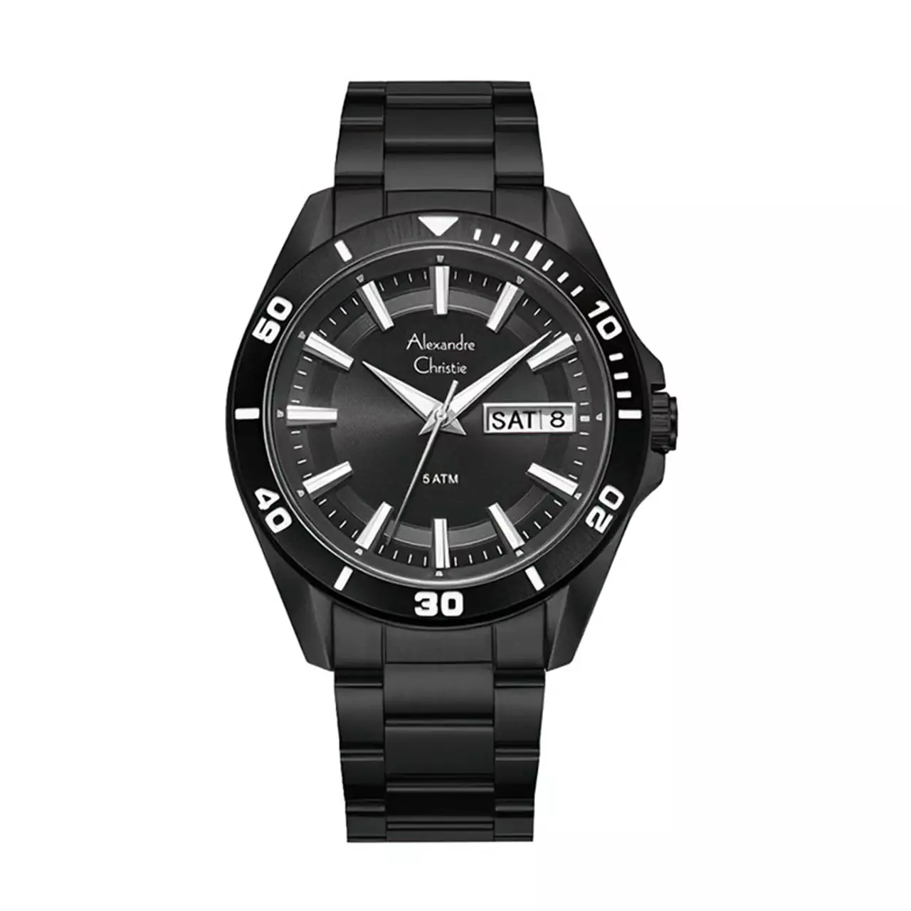 Jual Alexandre Christie Alexandre Christie Jam Tangan Pria - Black ...