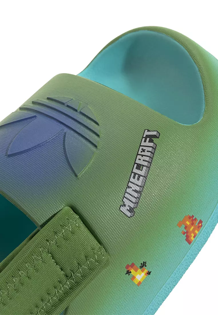 Buy ADIDAS Adifom Adilette x Minecraft Slides Kids 2025 Online | ZALORA