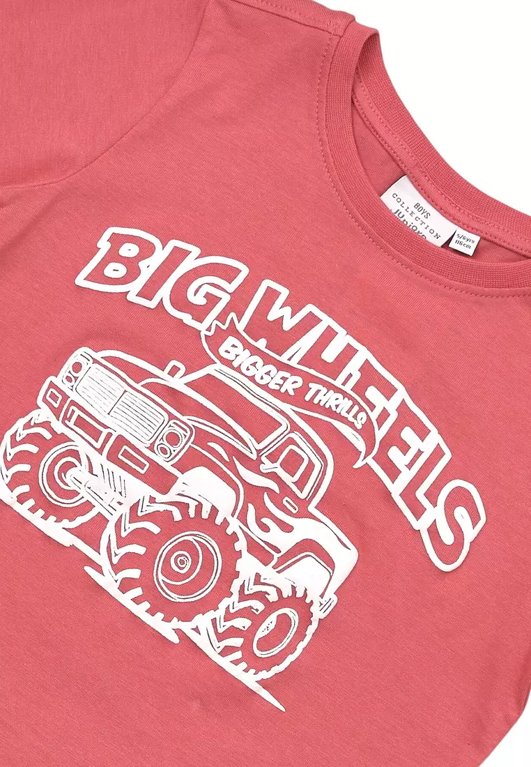 Buy Babyshop Babyshop Gvt S/S Graphic T-Shirt Clothing Boys Red Online ...