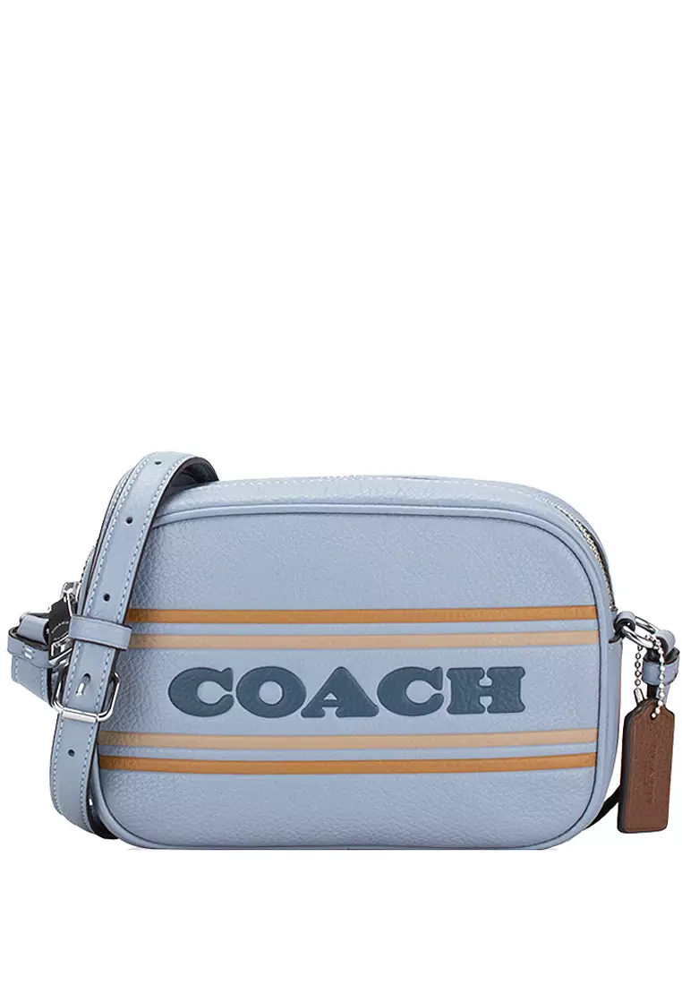 Buy Coach Mini Jamie Camera Bag With Coach Stripe - Grey Mist Online ...