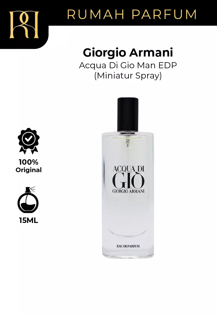 Jual GIORGIO ARMANI Giorgio Armani Acqua Di Gio Man EDP (Miniatur Spray ...