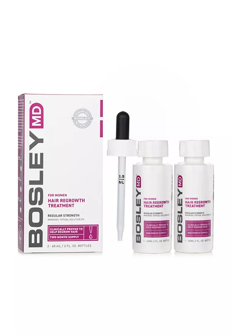 Buy Bosley BOSLEY - For Women Hair Regrowth Treatment 2x60ml/2oz Online ...