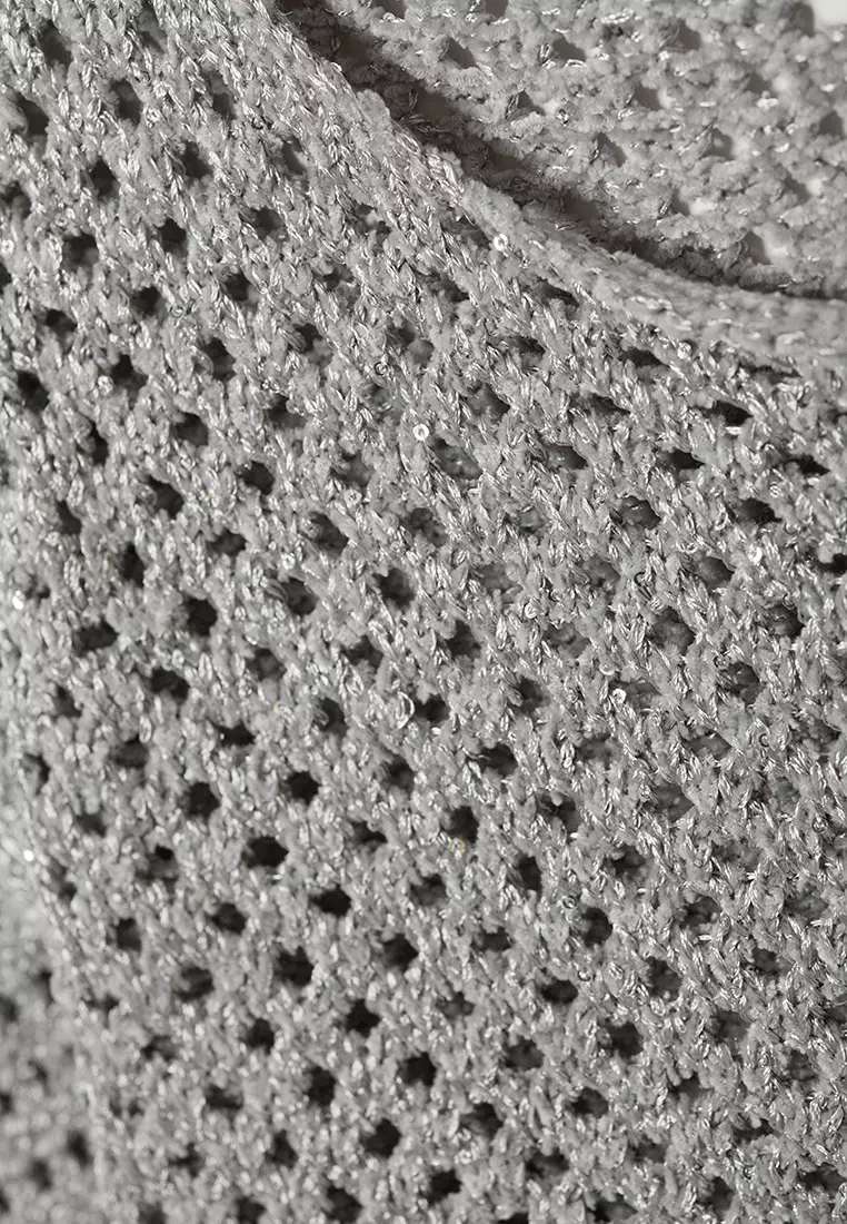 Buy Monki Knitted Boat-Neck Sequin Bolero Online | ZALORA Malaysia