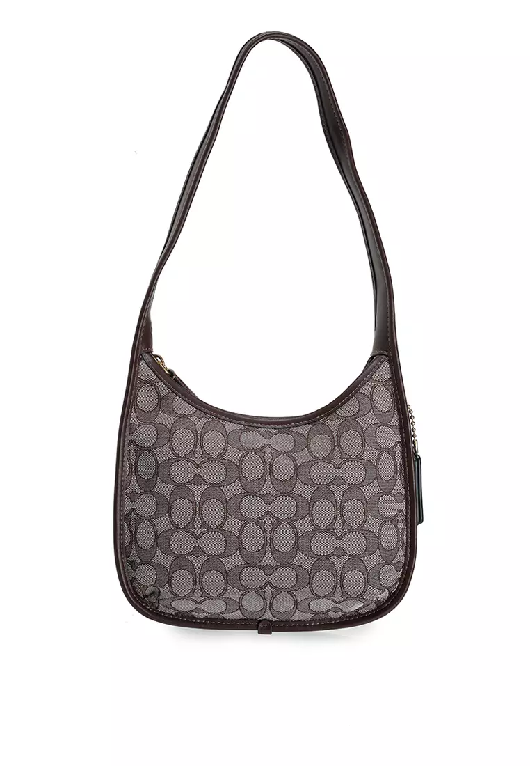 Buy Coach Curve Zip Bag In Signature Jacquard Online | ZALORA Malaysia