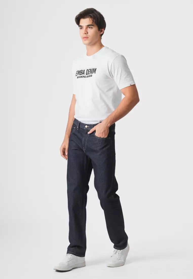 Jual Emba Jeans EMBA DENIM - Celana Panjang Denim Pria Regular Fit Non ...