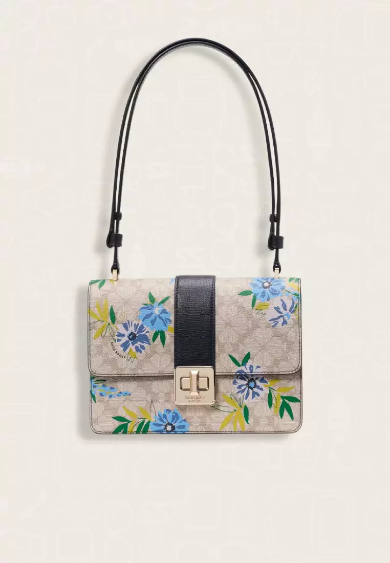 Jual Kate Spade Kate Spade Spade Flower Floral Small Flap Shoulder Bag ...