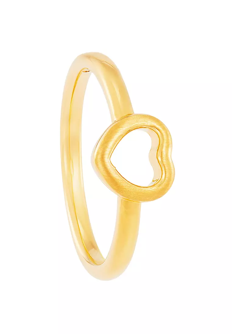 Buy HABIB HABIB 999/24K Yellow Gold Ring R9ABG0423 2024 Online | ZALORA ...