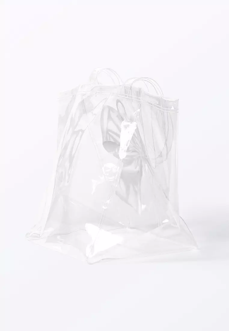 Buy Monki Large Plastic Shopper Bag Online | ZALORA Malaysia