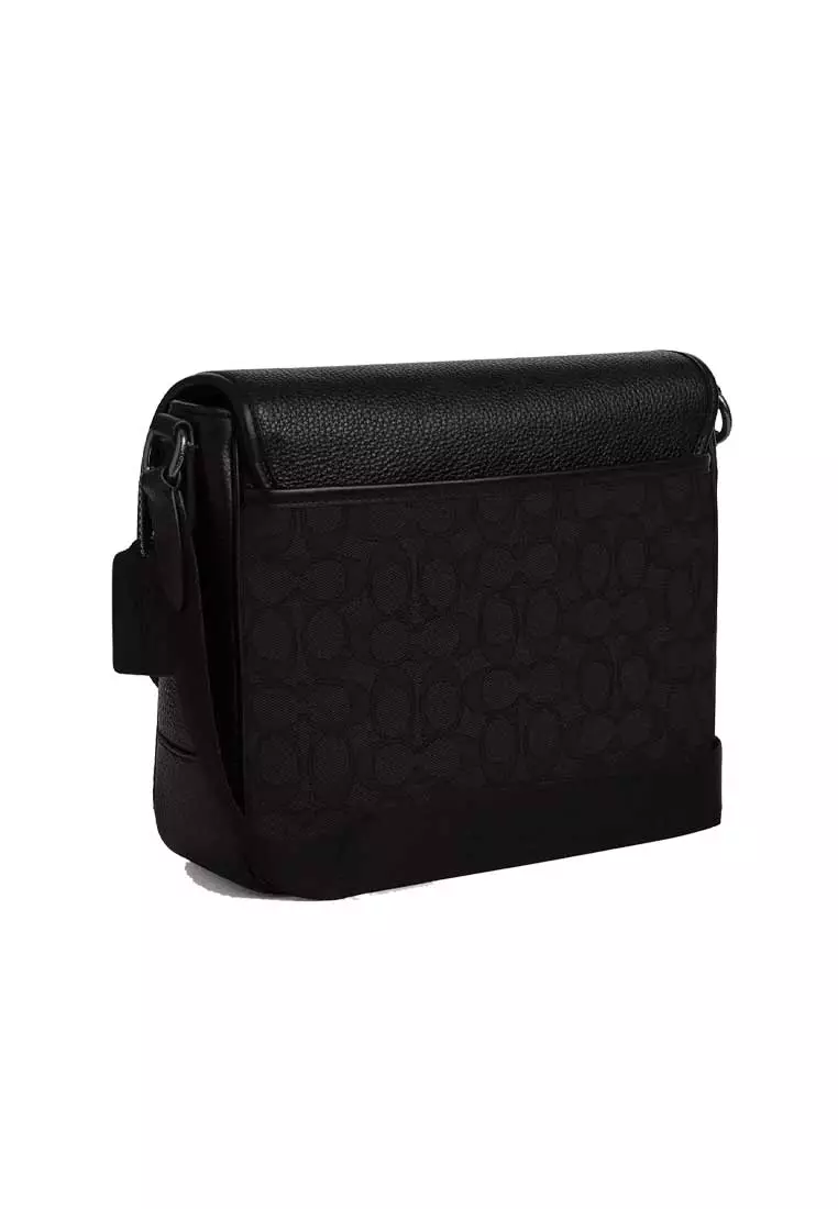Buy Coach Sprint Map Bag 25 In Signature Jacquard Black CE534 Online ...