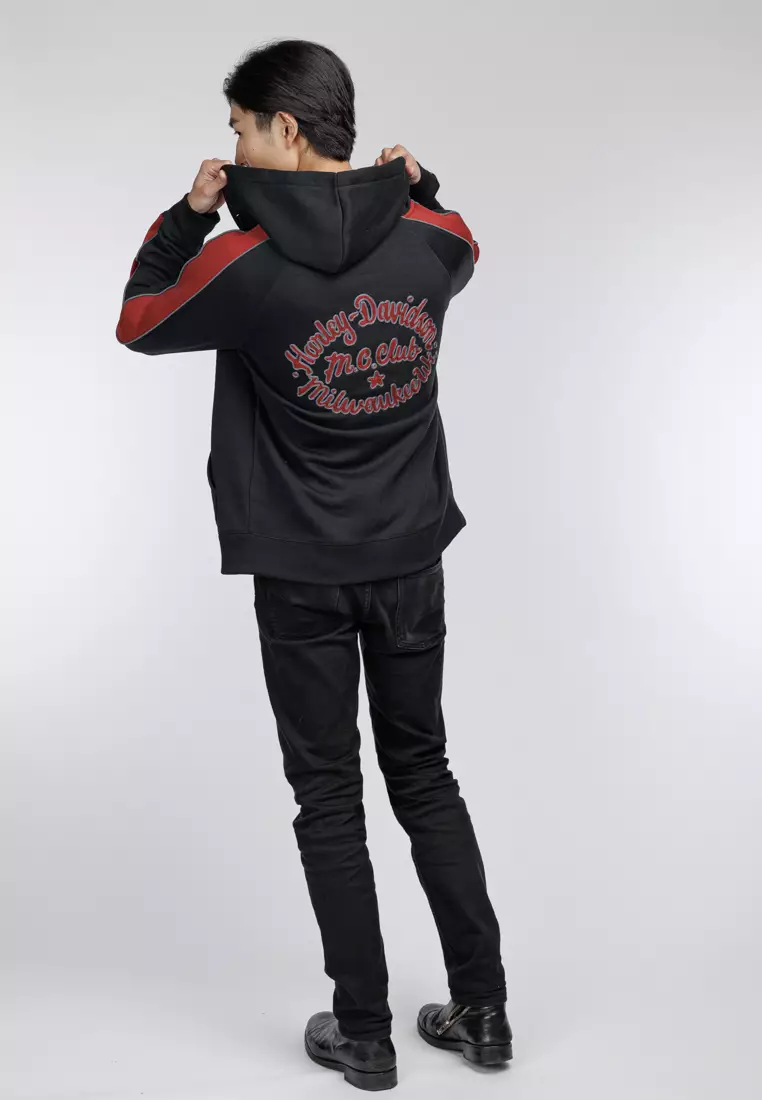 Buy Harley-Davidson Harley-Davidson Club Crew Zip-Up Hoodie Online ...