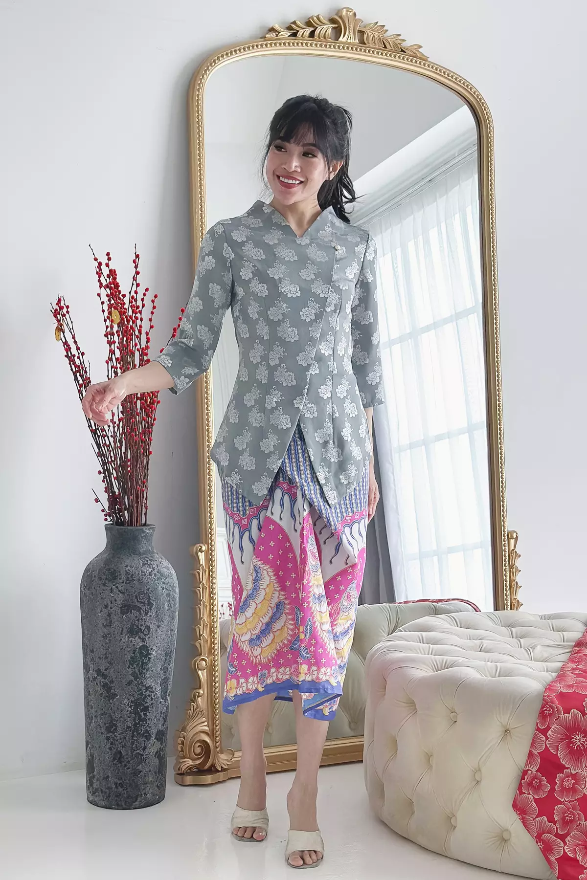 Jual DhieVine Batik Andhika Sekarjagad Blekok Jambon Sarong Original ...