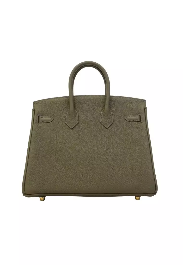 Buy Hermes Pre-Loved Hermès Green Leather Birkin 25 2025 Online | ZALORA