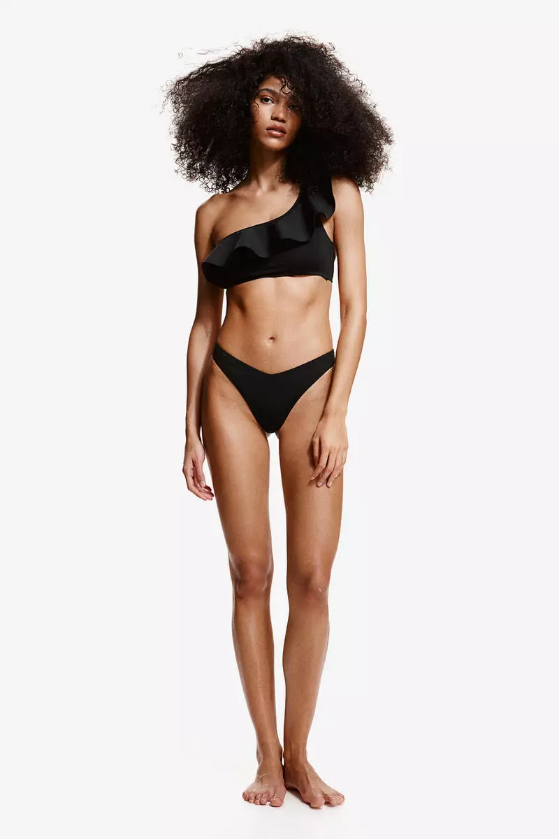 Buy Handm Padded One Shoulder Bikini Top Online Zalora Malaysia