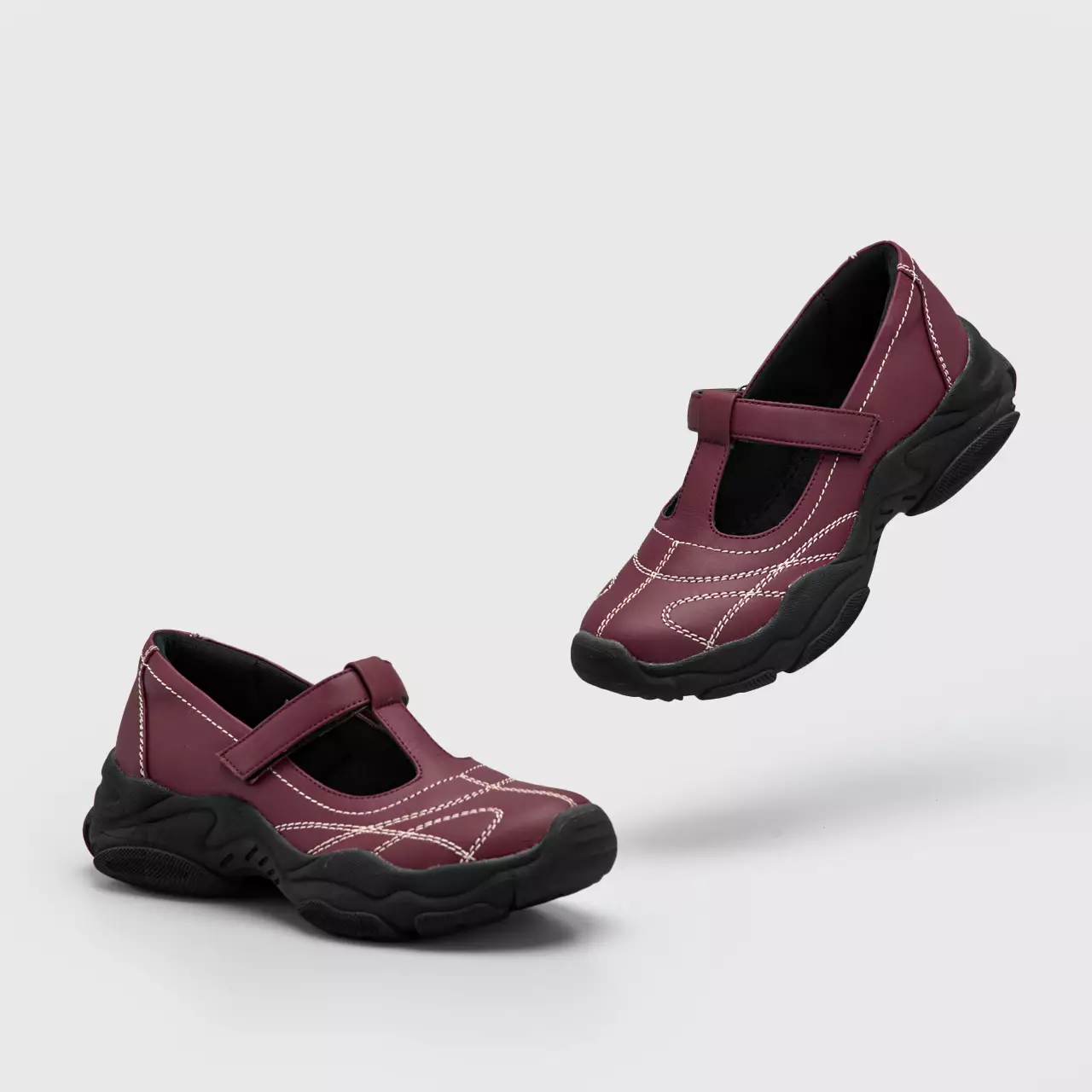 Jual Adorableprojects Allegra Sneakers Genuine Leather Maroon Original ...