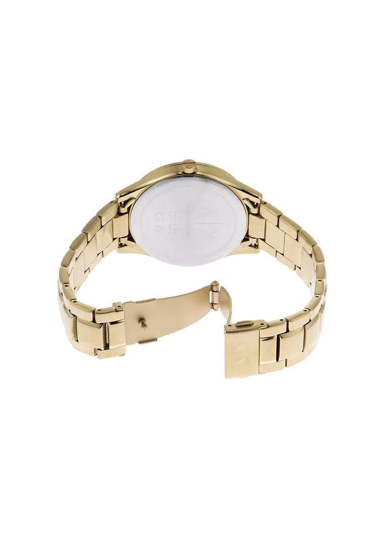 Buy Armani Exchange Dante Gold Stainless Steel Watch AX1875 2025 Online ...