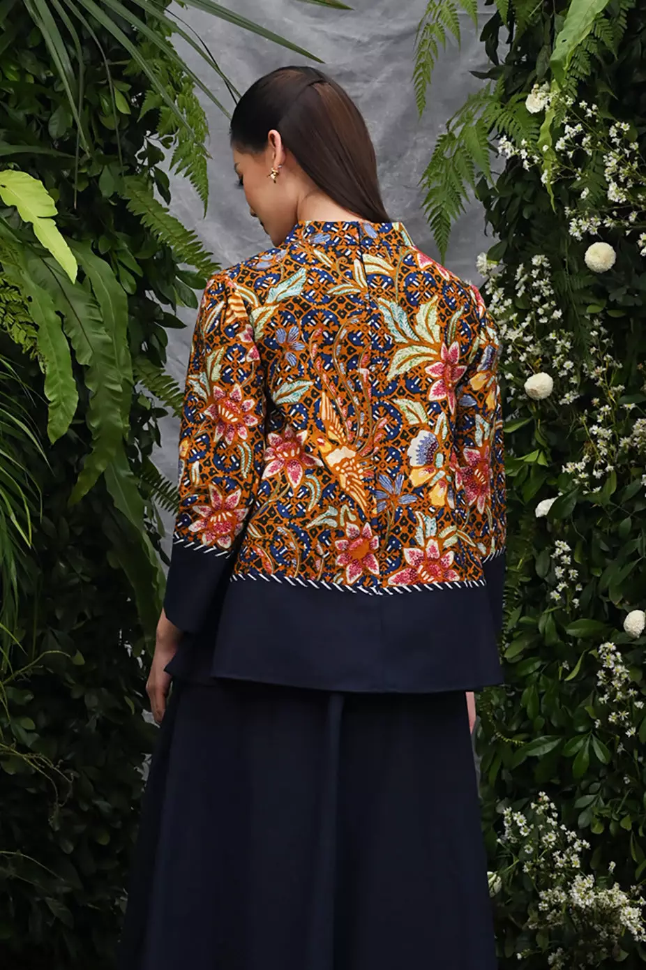 Jual Nona Rara Batik NONA RARA - Okta Encim T4327, Baju Kerja Blouse ...