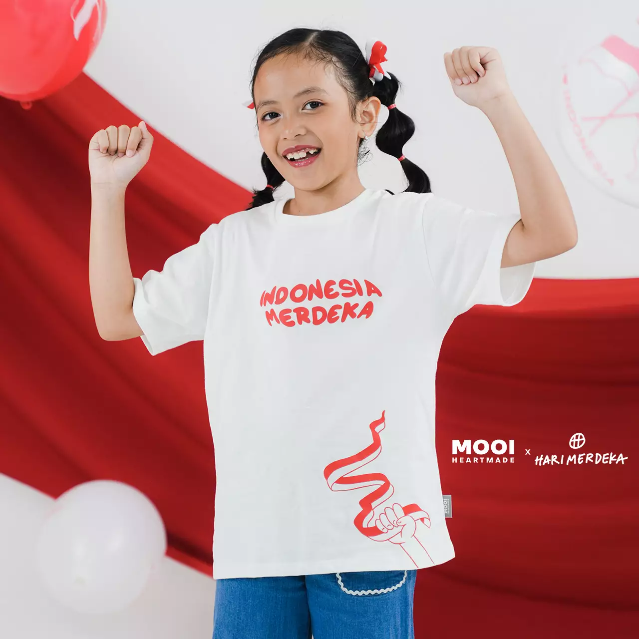 Jual Mooi Heartmade Mooi x Hari Merdeka 17 Agustus Kaos Kemerdekaan ...