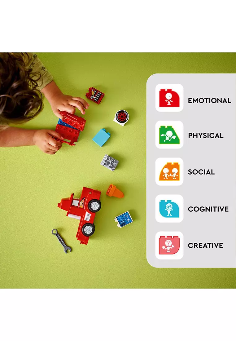 Buy LEGO® DUPLO 10417 Mack at the Race, Age 2+, Building Blocks, 2024 ...