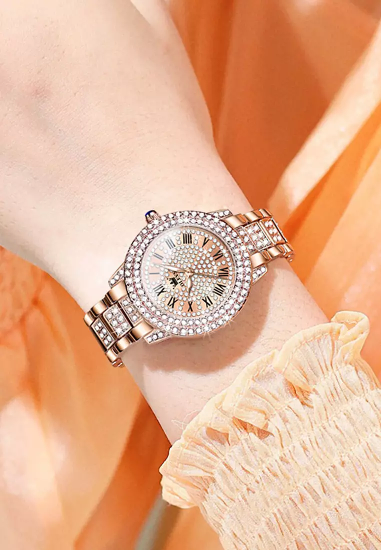 Buy OLEVS Lumera Ladies Bracelet Quartz Watch & Bangle Set 2025 Online ...