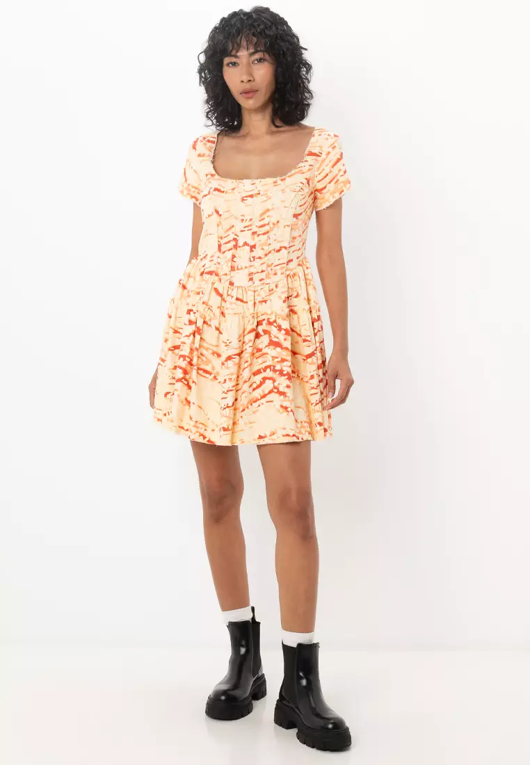 Buy ASOS Design Square Neck Mini Corset Dress 2025 Online | ZALORA ...