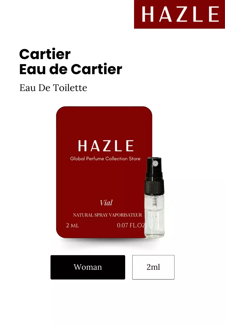 Jual Cartier Vial Cartier Eau De Cartier Unisex Edt 2 Ml Original