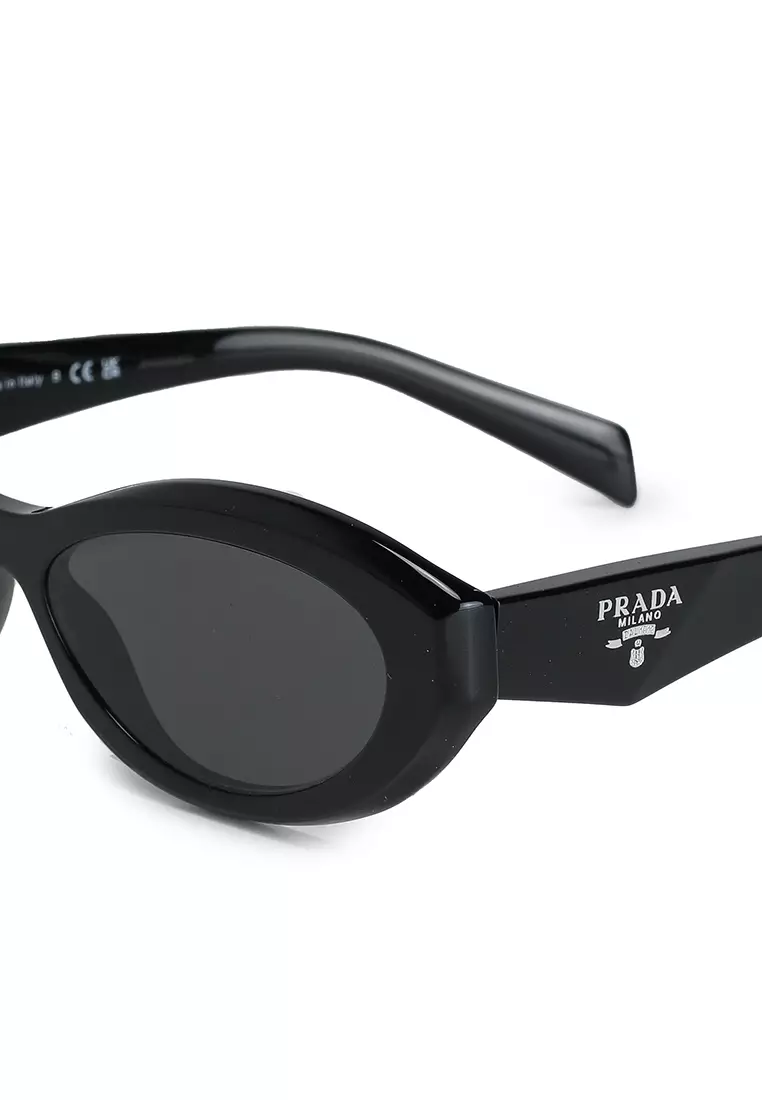 Prada Oval Symbole Sunglasses (nt) 2025 | Buy Prada Online | ZALORA ...