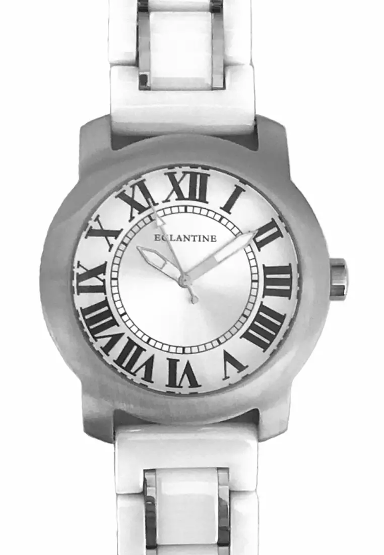Buy EGLANTINE EGLANTINE® Emile Unisex Steel Quartz Watch, 12 Roman ...