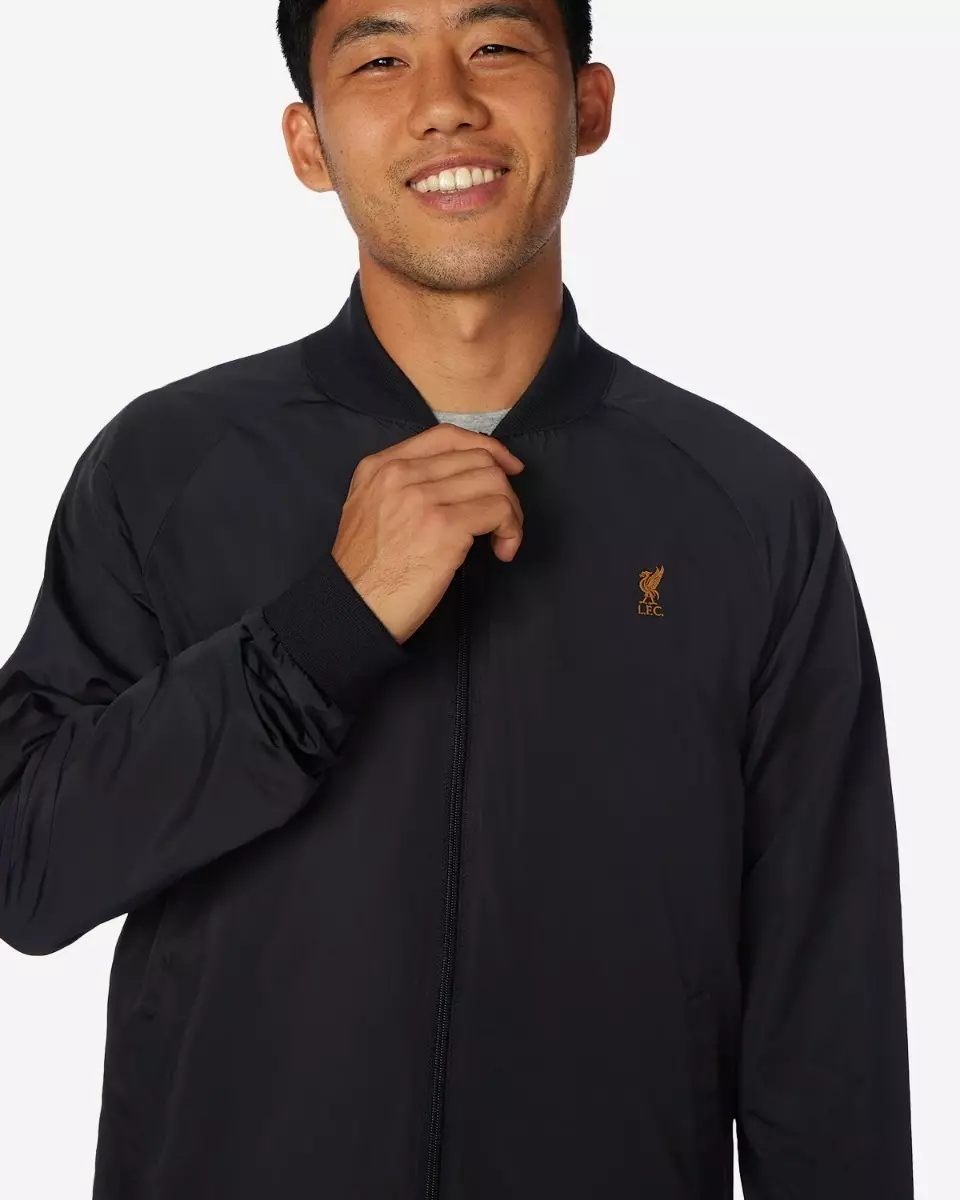 Jual Liverpool FC Liverpool FC Mens Bomber Jacket Black Men - Official ...