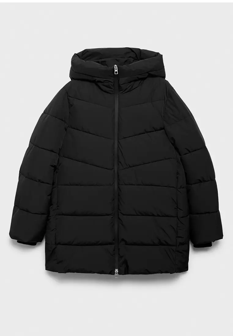 Mango Hood Puffer Coat 2025 | Buy Mango Online | ZALORA Hong Kong