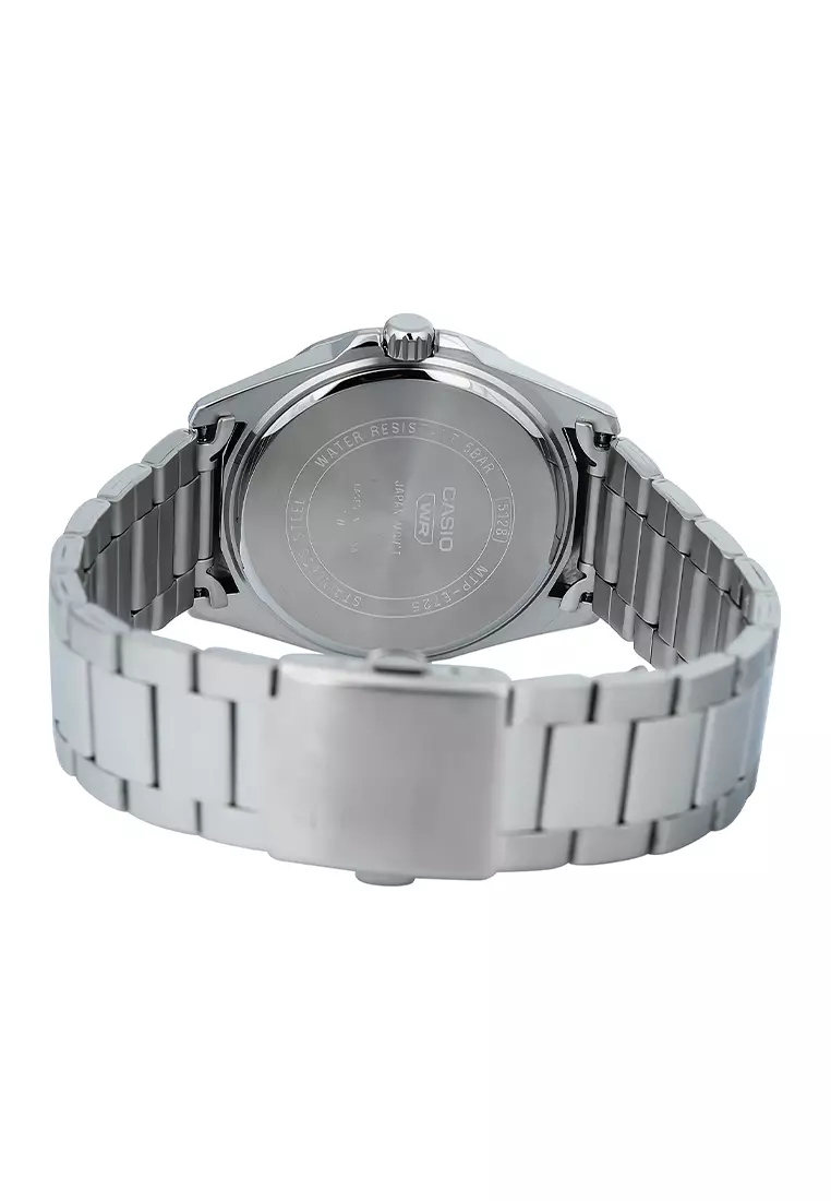 Jual CASIO Casio - Jam Tangan Analog Pria - Silver Blue - Stainless ...