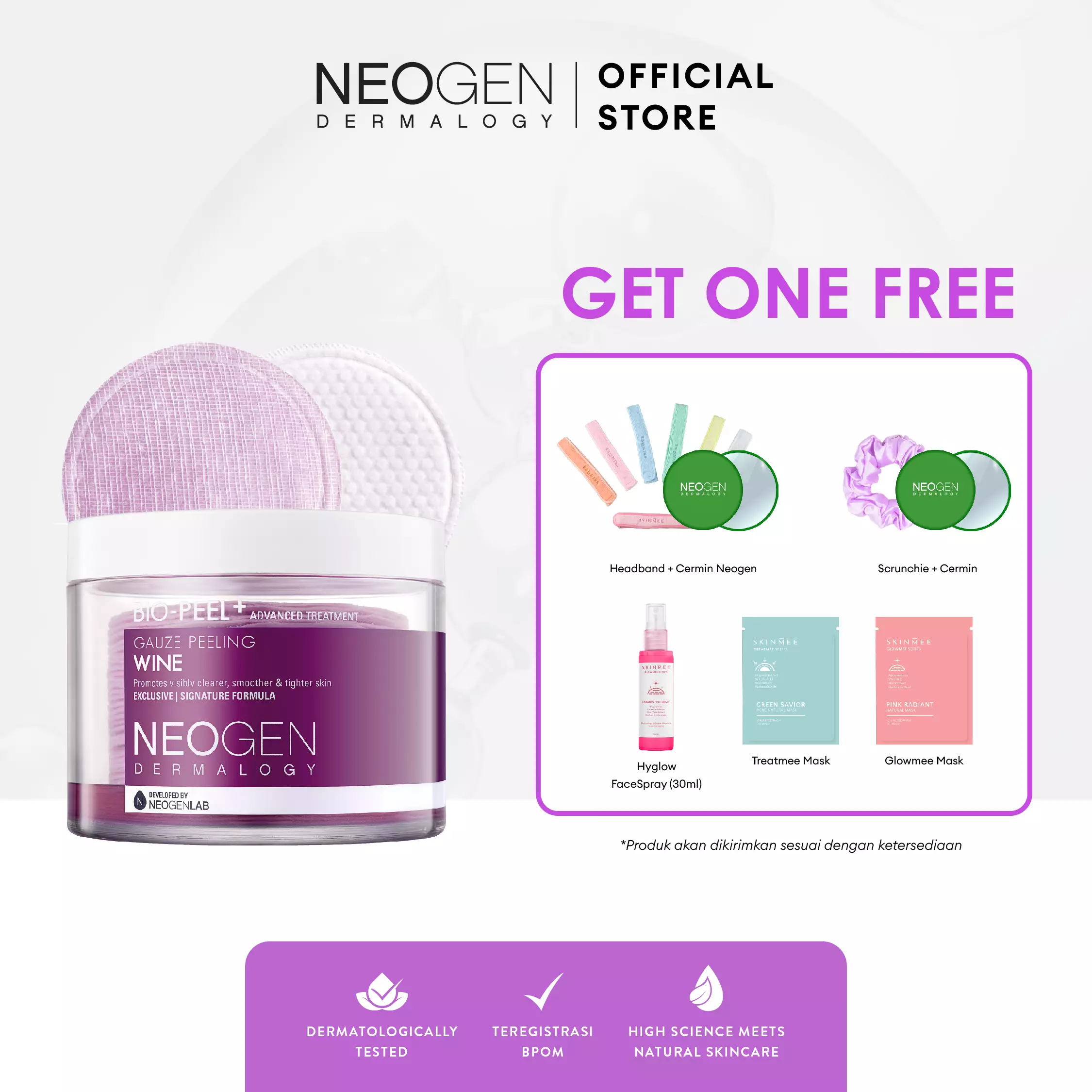 Jual Neogen Dermalogy Neogen Dermalogy – Bio-Peel Gauze Peeling Wine ...