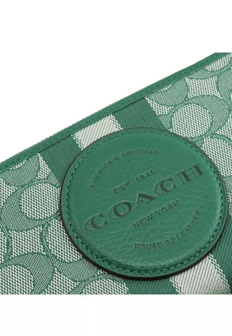 Coach Dempsey Large Phone Wallet In Signature Jacquard With Stripe And ...