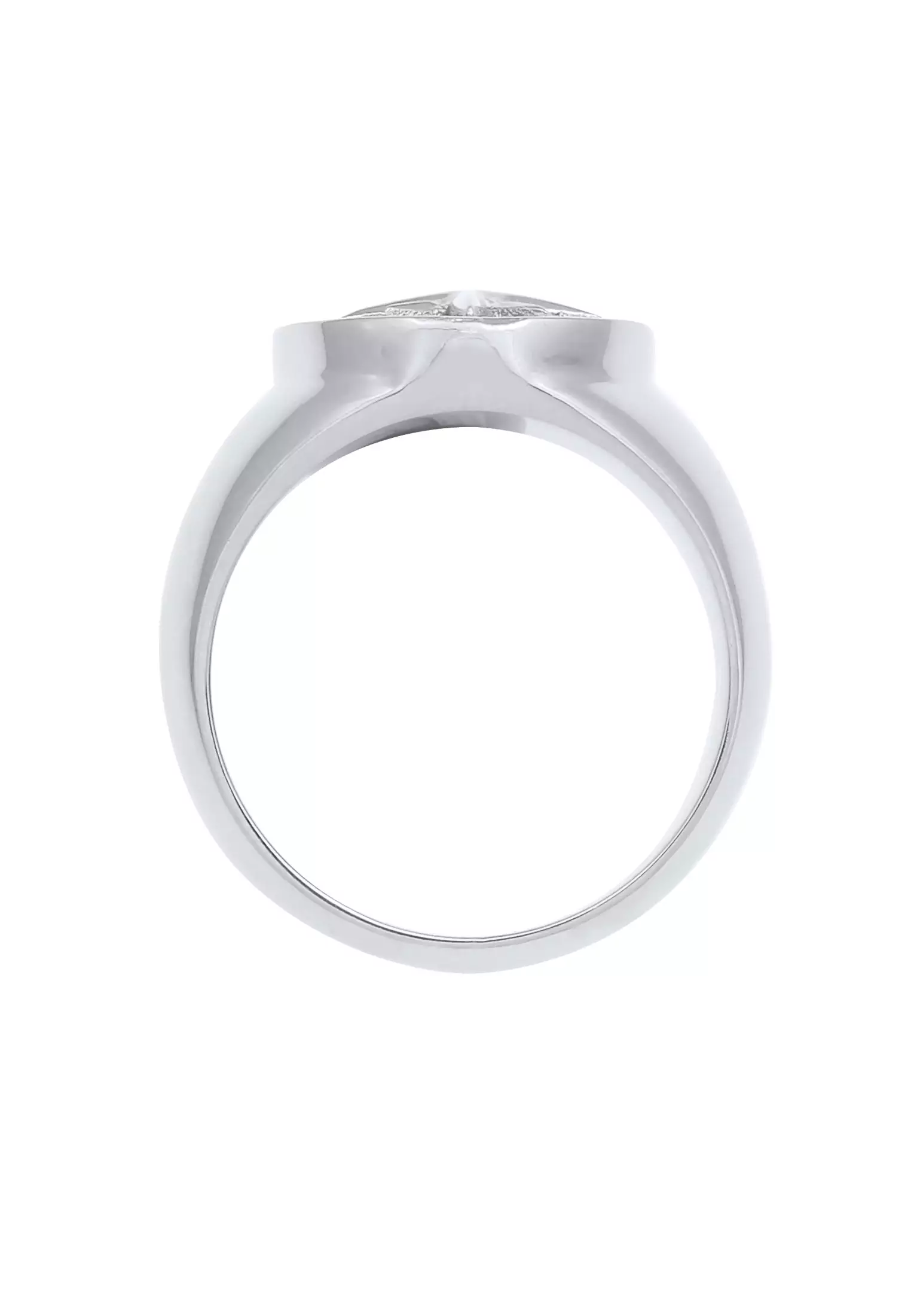 Buy Kuzzoi Men's Silver Compass Signet Ring – Oxidised 2026 Online | ZALORA