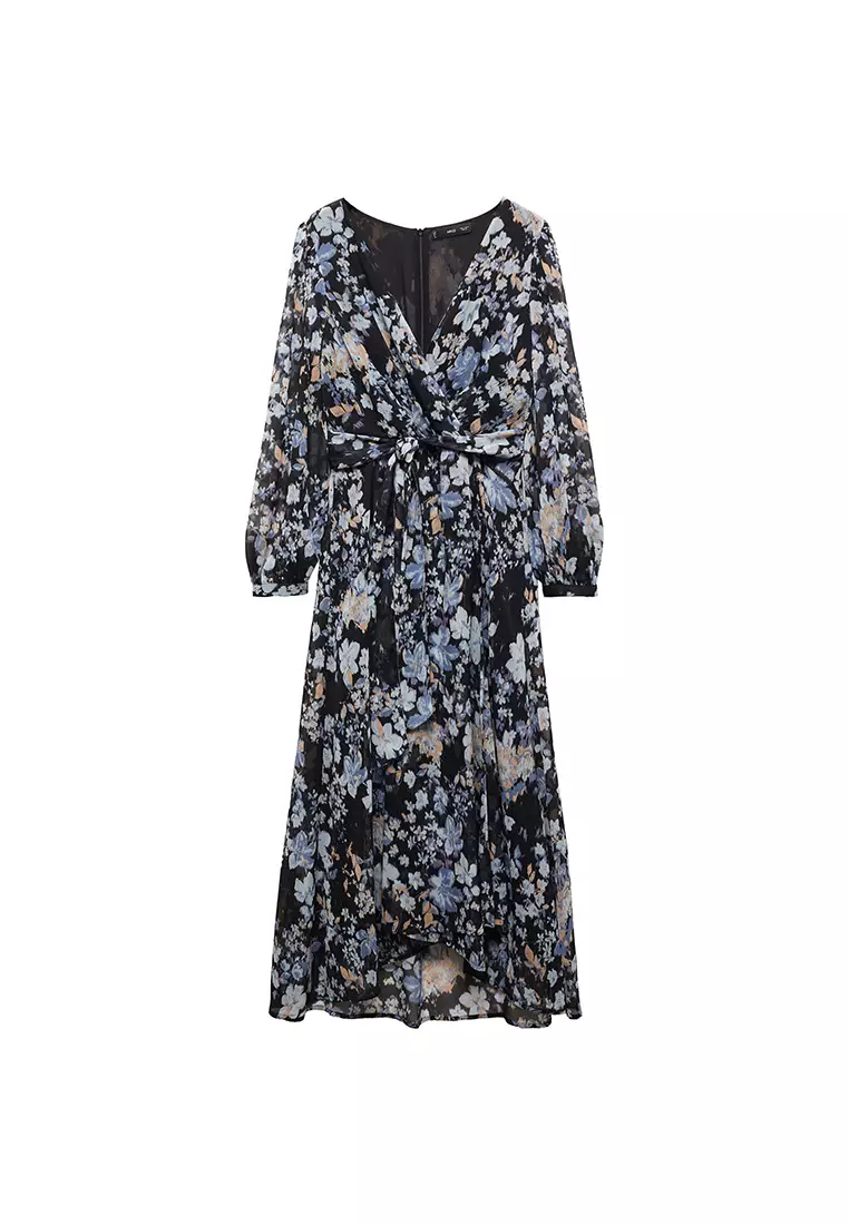 Buy Mango Flowy Flower Printed Dress 2024 Online | ZALORA Philippines