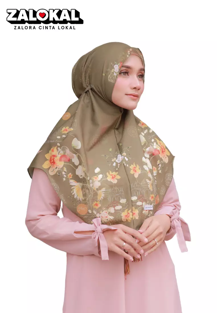 Jual Hijab Wanita Cantik.com Hijab Instan Baiti Sofia Varian Olive Original 2023 | ZALORA ...