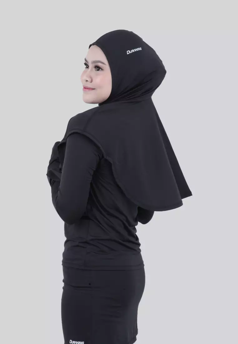 Jual Duraking Duraking Hijab Sports Luna Black Original 2024 | ZALORA ...